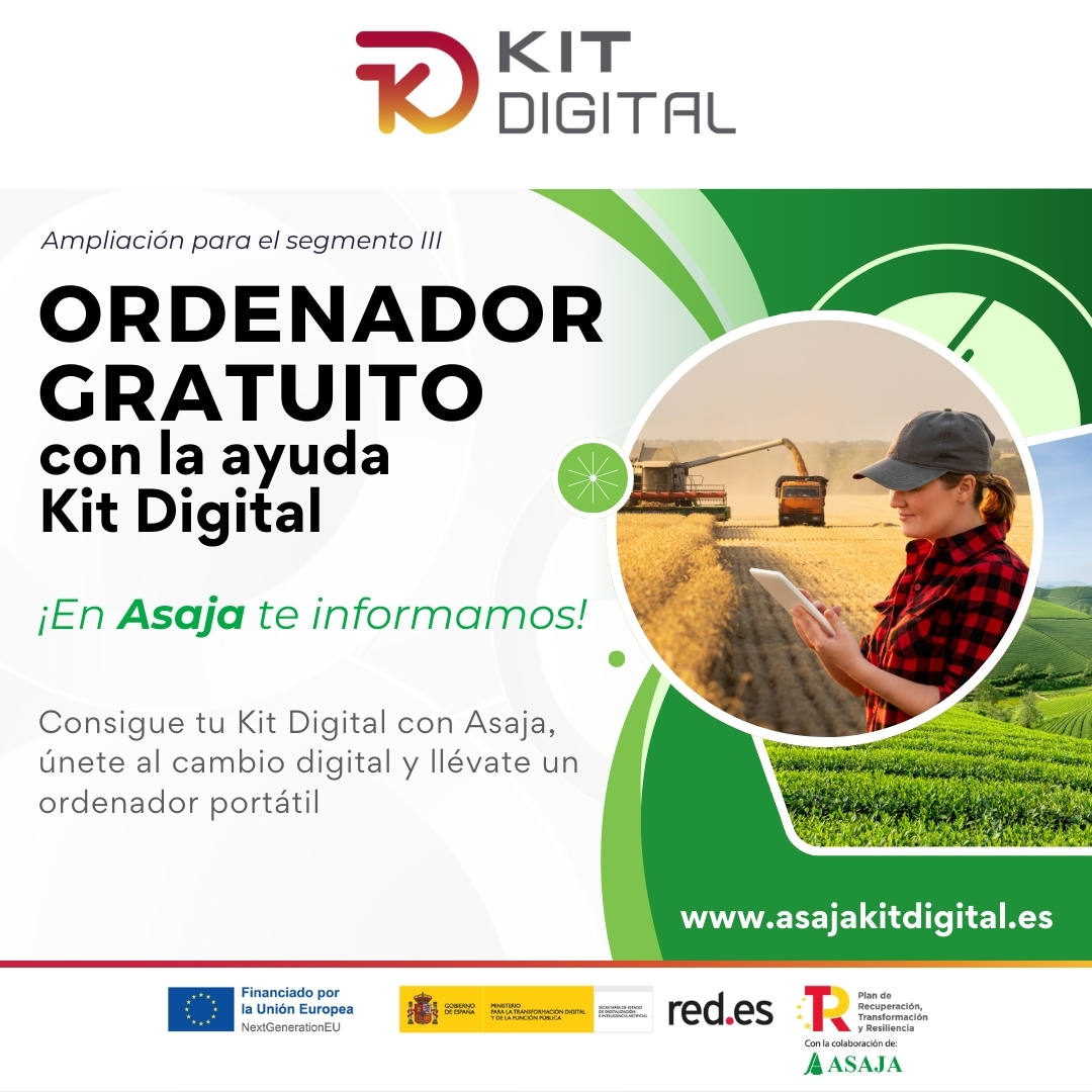 ASAJA promueve la digitalización en agricultura y ganadería con el Programa Kit Digital ...