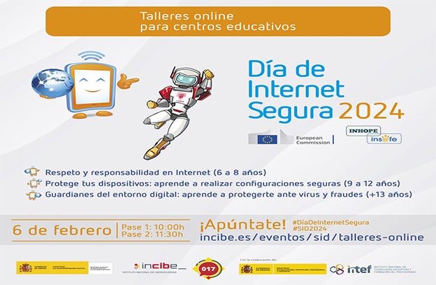 El Incibe Invita A Los Centros Educativos A Celebrar El Día De Internet