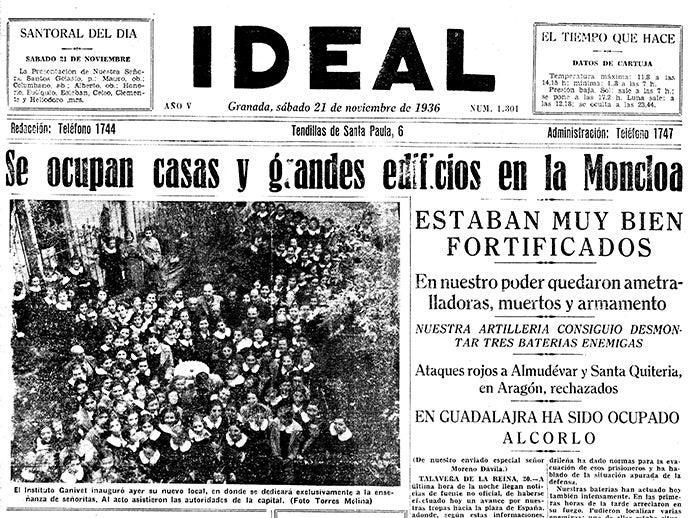 Francisco López Casimiro: «Proceloso establecimiento del Instituto ...